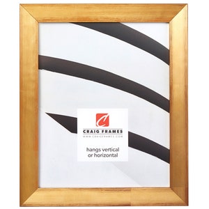 Siena, Gold Luminos Picture Frame, Tall Profile, 1" Wide, 35 Common ...