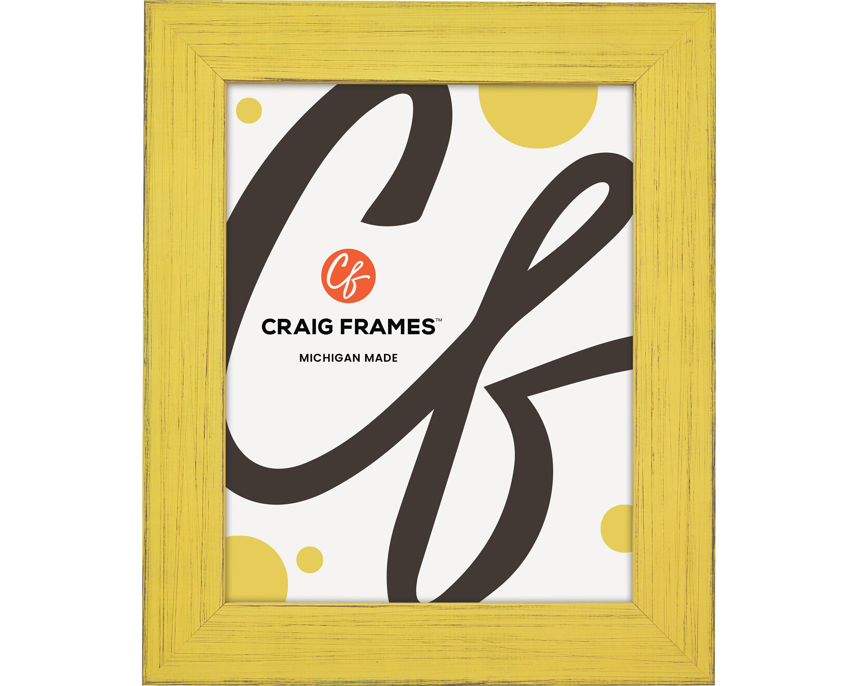 Rustic Yellow Picture Frame, 1.5 Inch Wide, Southern Style - Etsy