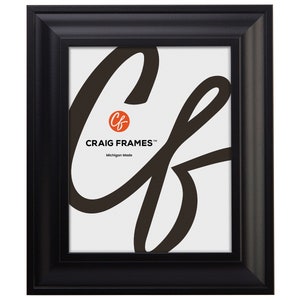 Contemporary Upscale, Traditional Black Picture Frame, 2" Wide, 60 ...