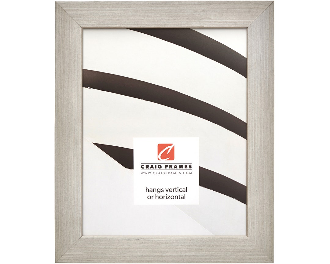 Farmhouse Essentials, Light Grey Wood Picture Frame, 1.25" Wide, 35 ...