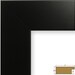 Bauhaus 200, Modern Satin Black Picture Frame With Single Opening White ...
