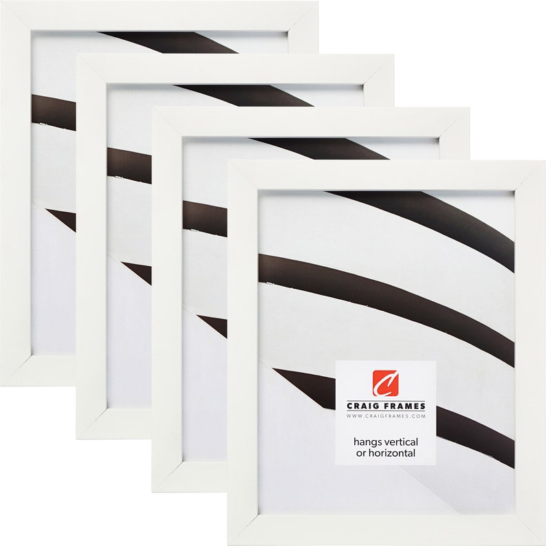 Confetti Modern White Picture Frame .875 Wide 70 - Etsy