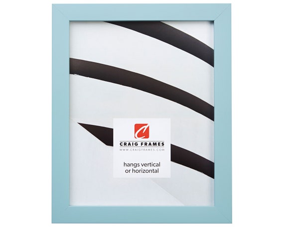 Confetti Modern Light Blue Picture Frame .875 Wide 70 | Etsy