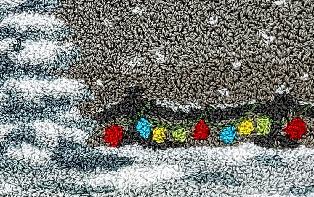 Punch Needle Pattern PDF "snow for Christmas" - Etsy