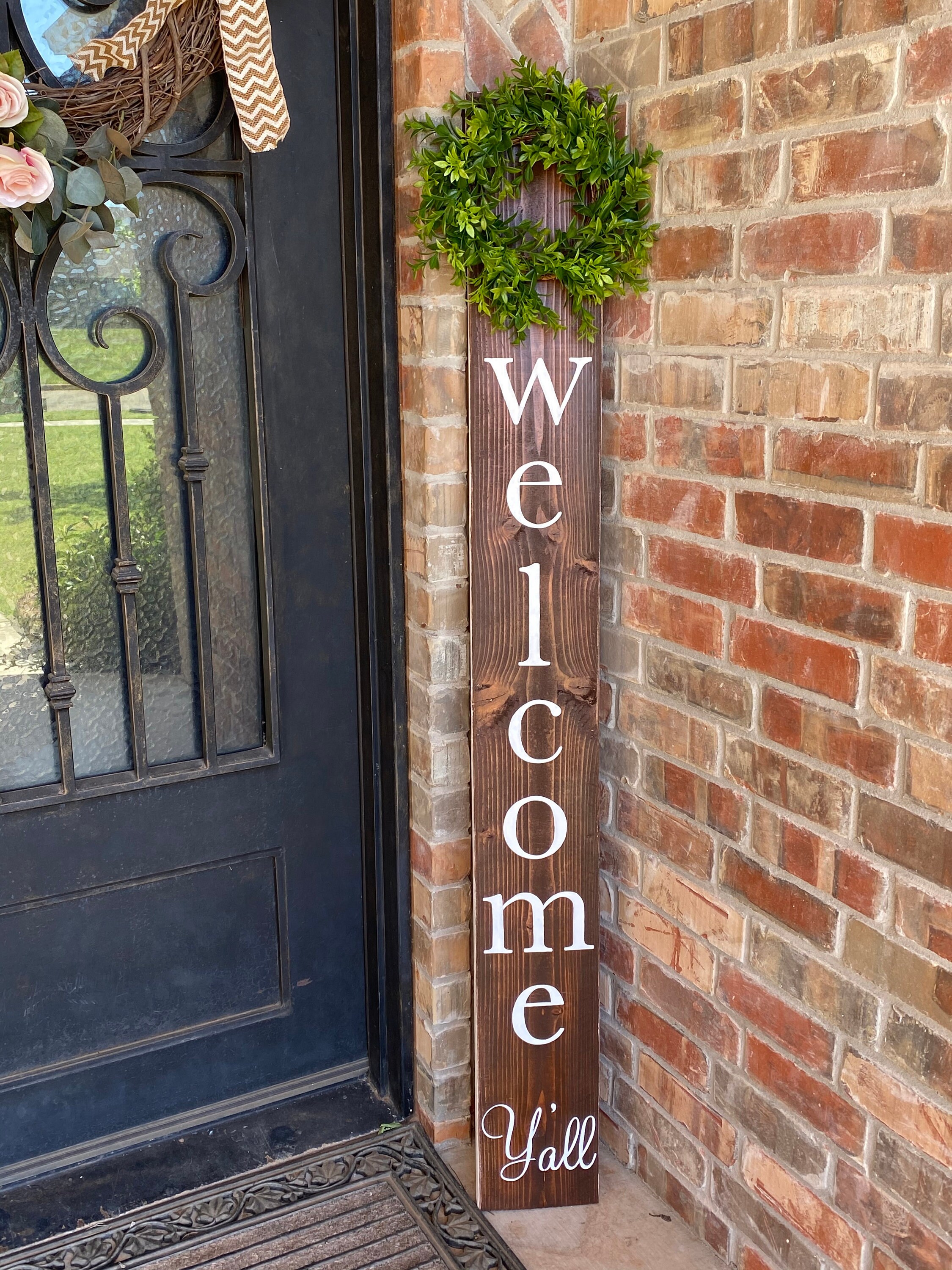 Welcome Y'all Sign Southern Decor Southern Sayings Sign Southern Sign ...