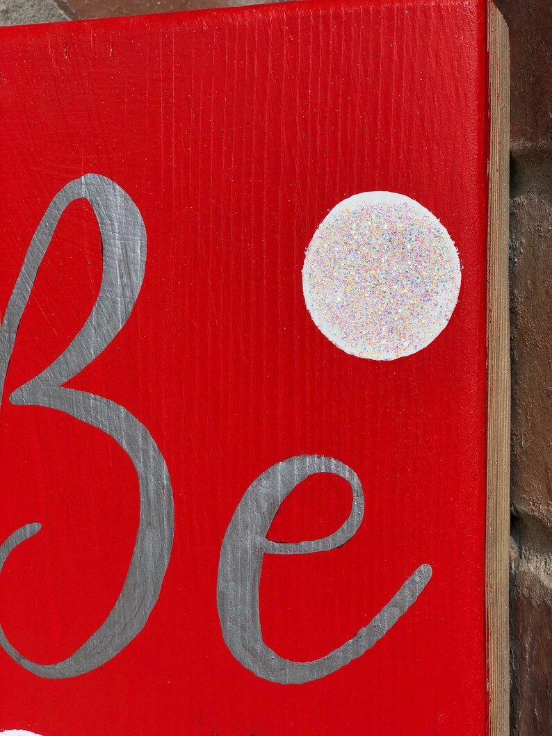 Outdoor Christmas Porch Sign Be Merry Christmas Welcome Sign Christmas ...