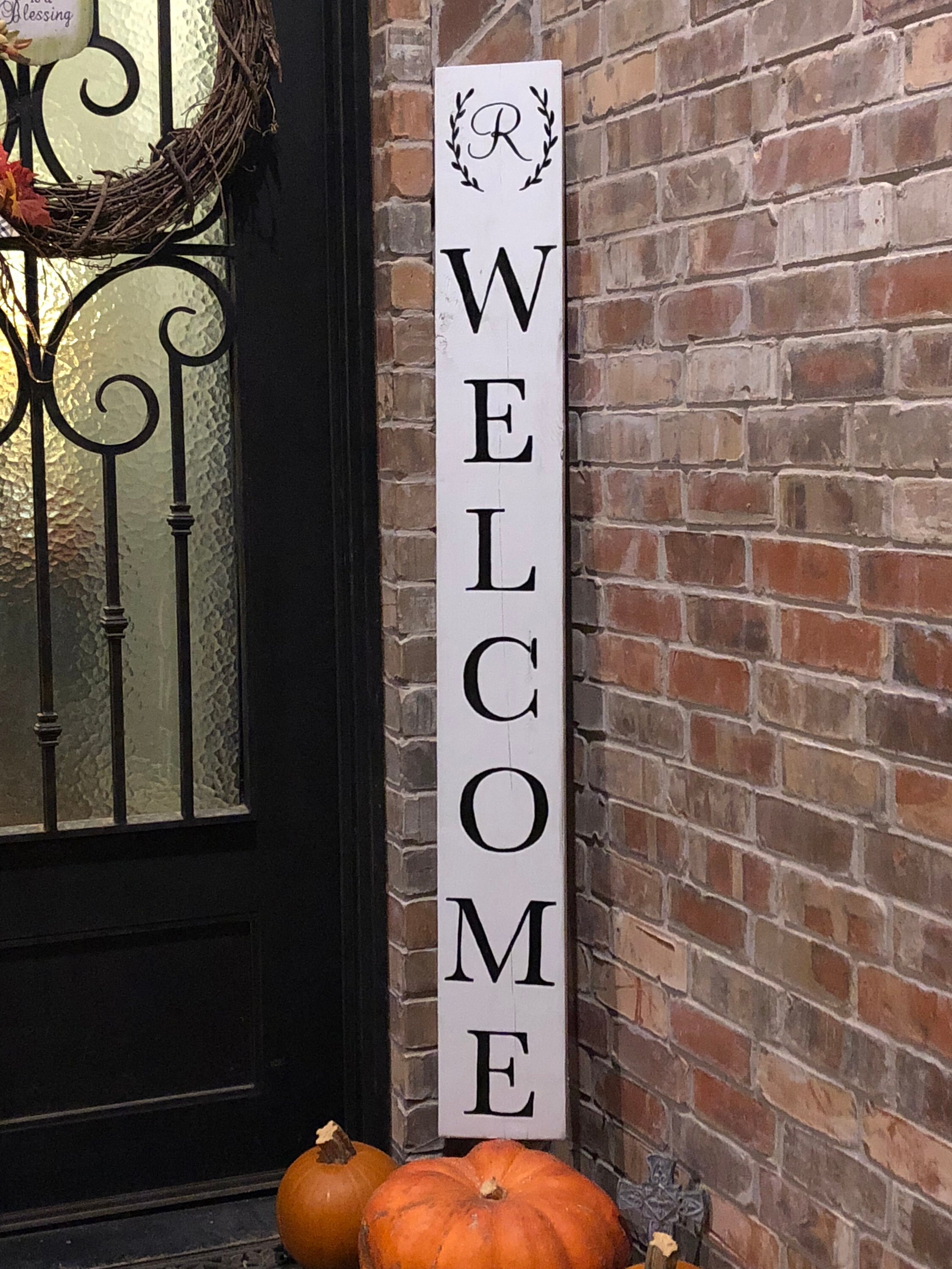 Front Door Welcome Sign Large Welcome Sign Gift For Her | Etsy