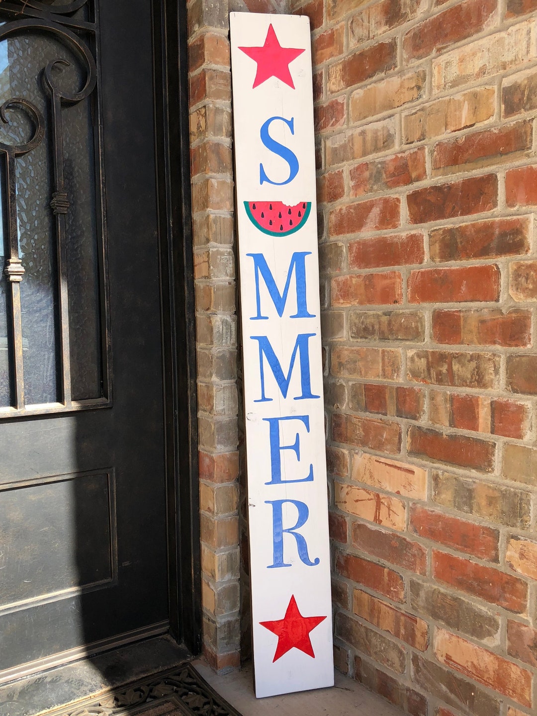 Summer Welcome Sign Lake House Decor Beach House Decor Watermelon Decor ...