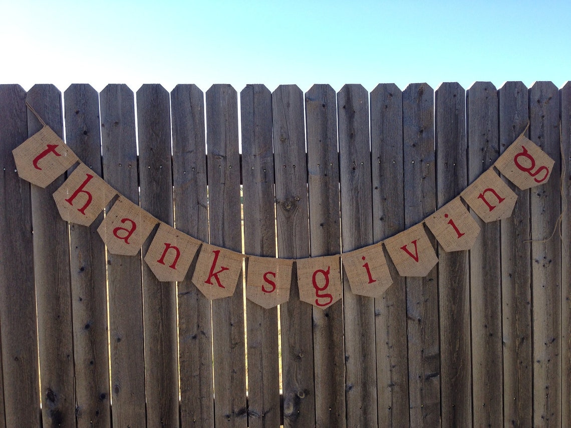 Thanksgiving Decor Thanksgiving Banner Happy Thanksgiving Banner ...