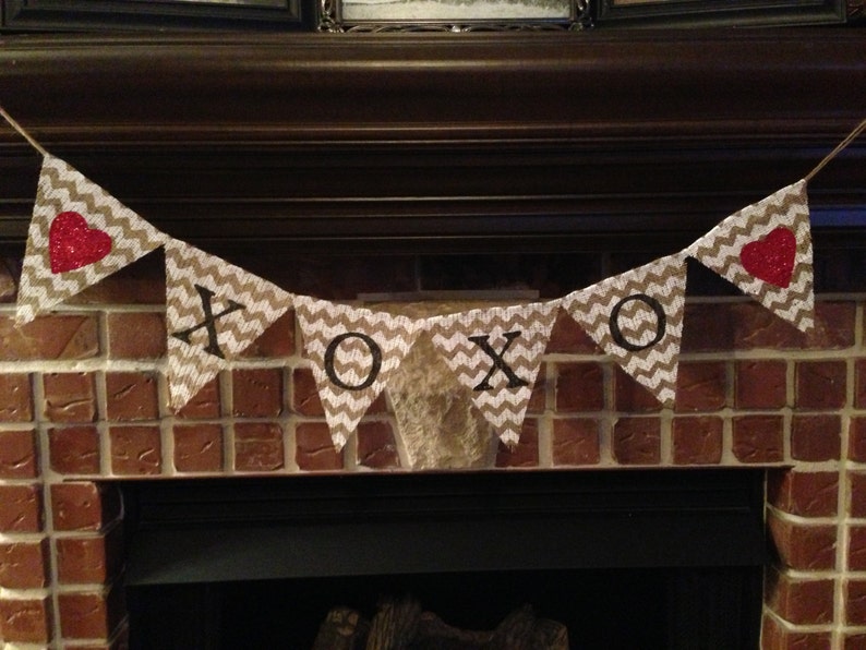 XOXO Valentine Banner Valentine Decor Valentine Photo Prop - Etsy