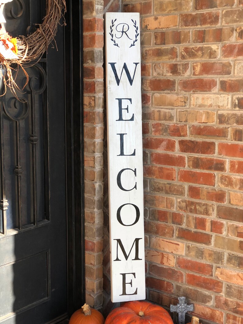 Farmhouse Porch Decor Rustic Welcome Sign Front Porch Sign - Etsy