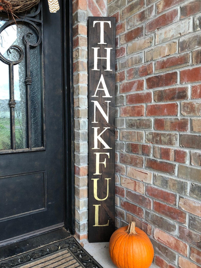 Thanksgiving Porch Sign Thanksgiving Porch Decor - Etsy