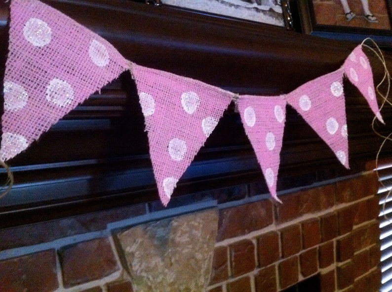 Polka Dot Decor Polka Dot Banner Polka Dot Room Decor Polka Dot Baby ...