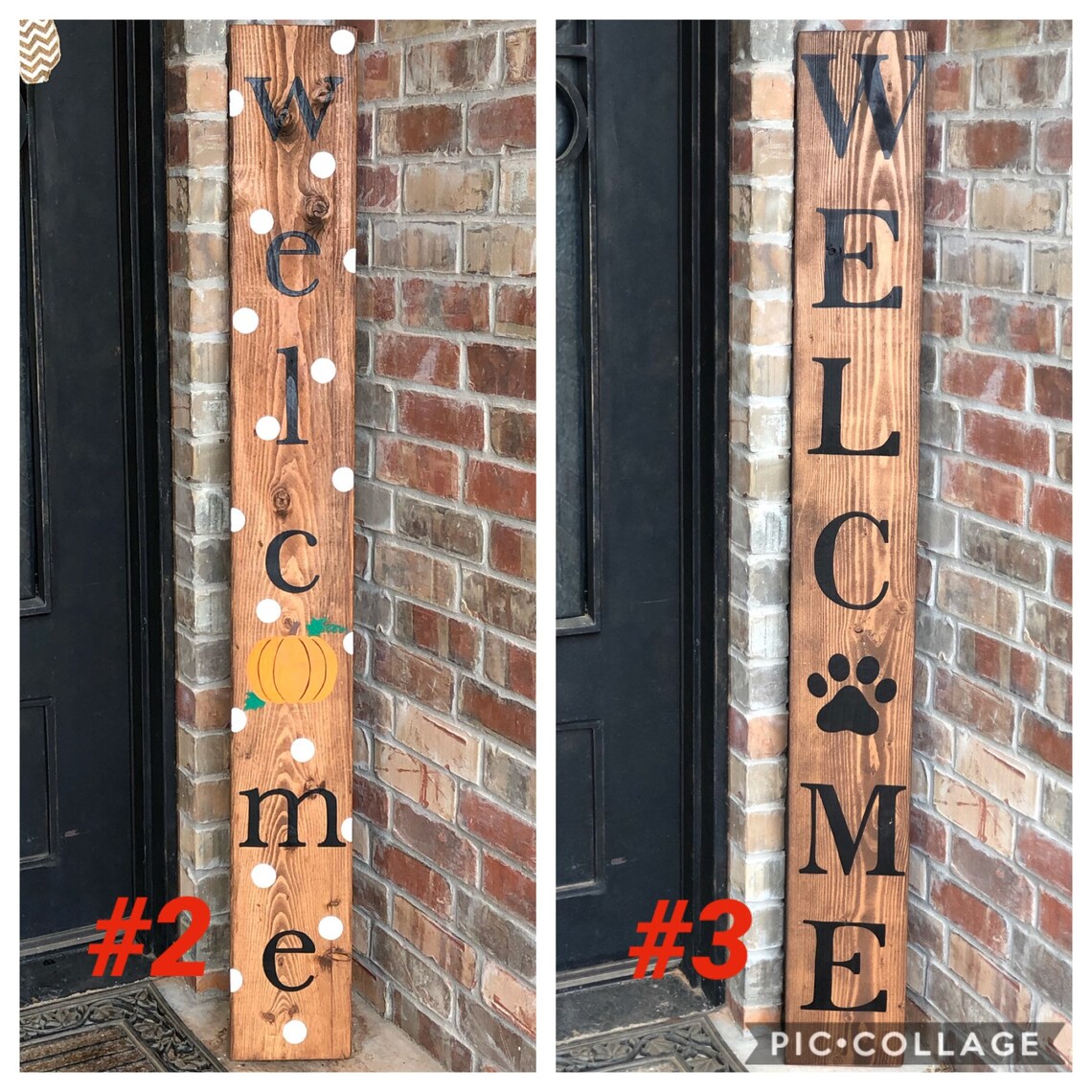 Christmas Welcome Sign for Front Porch Christmas Welcome Door Signs ...