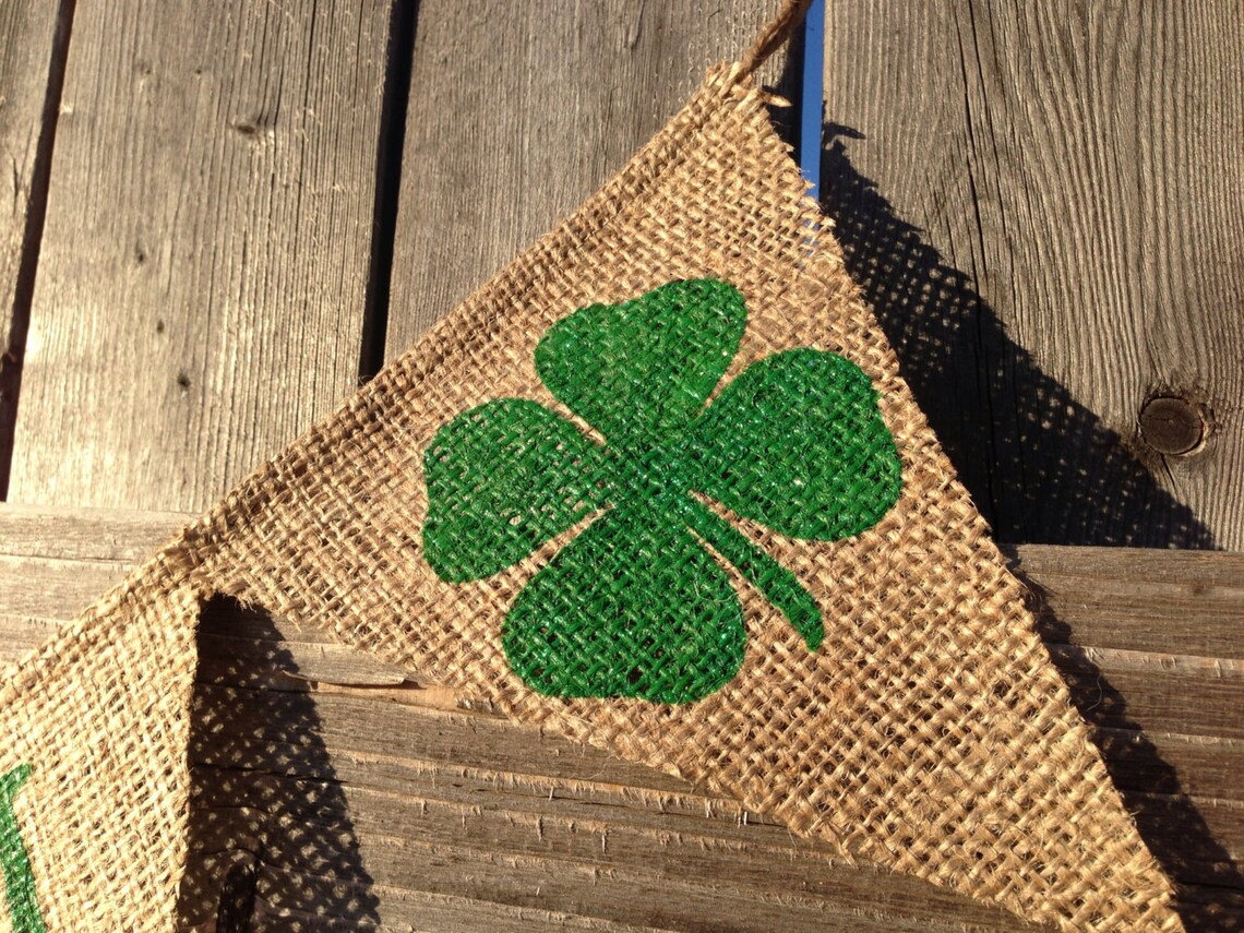 Irish banner Fighting Irish Notre Dame Decor Irish Decor | Etsy