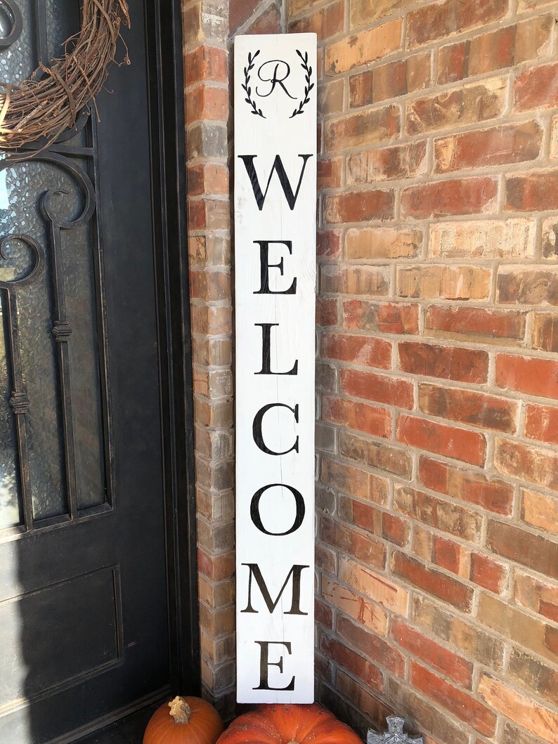 Farmhouse Porch Decor Rustic Welcome Sign Front Porch Sign - Etsy