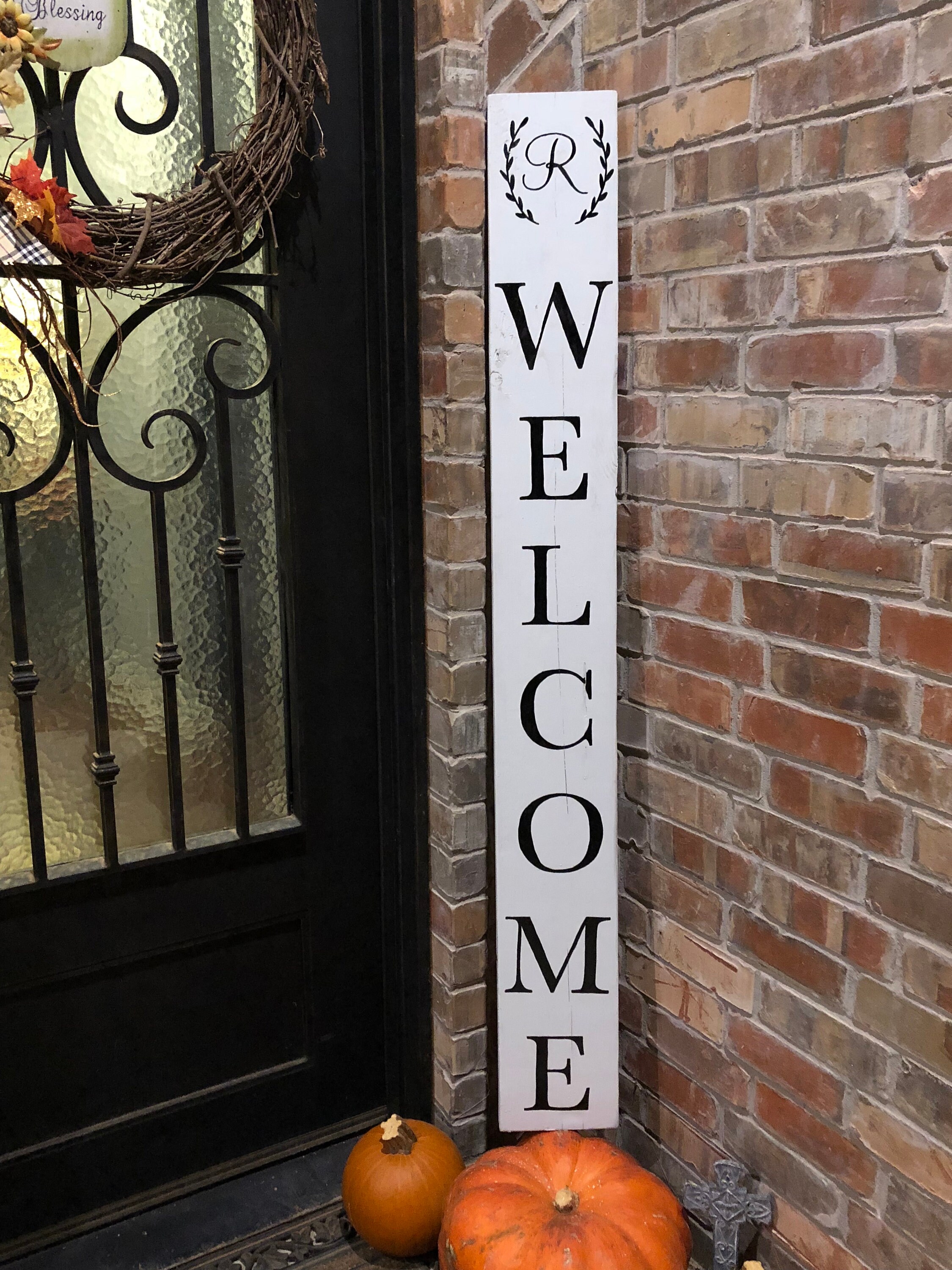 Front Door Welcome Sign Large Welcome Sign Gift For Her | Etsy