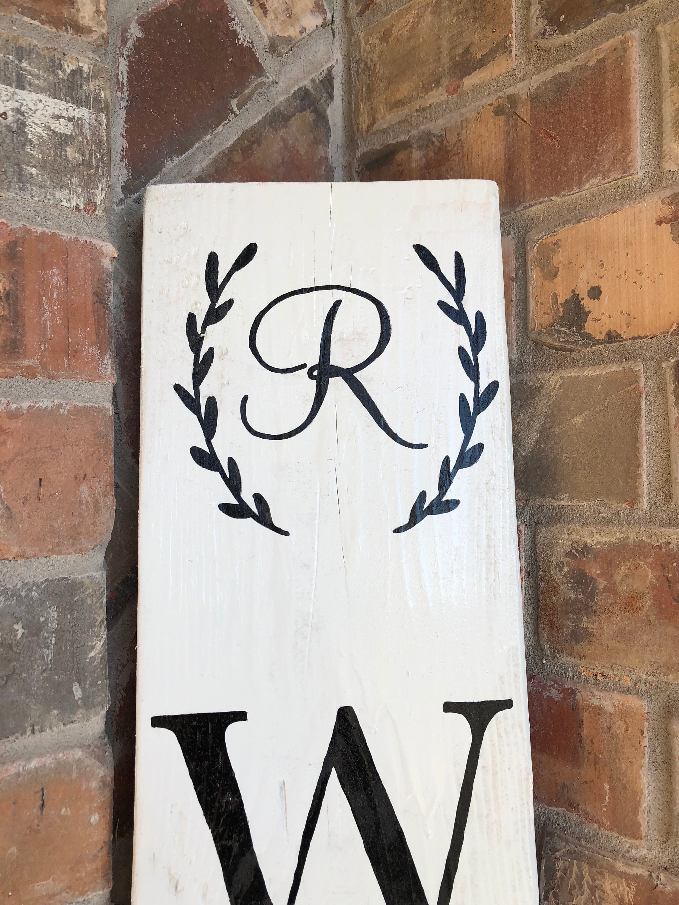 Front Door Welcome Sign Large Welcome Sign Gift for Her Personalized ...