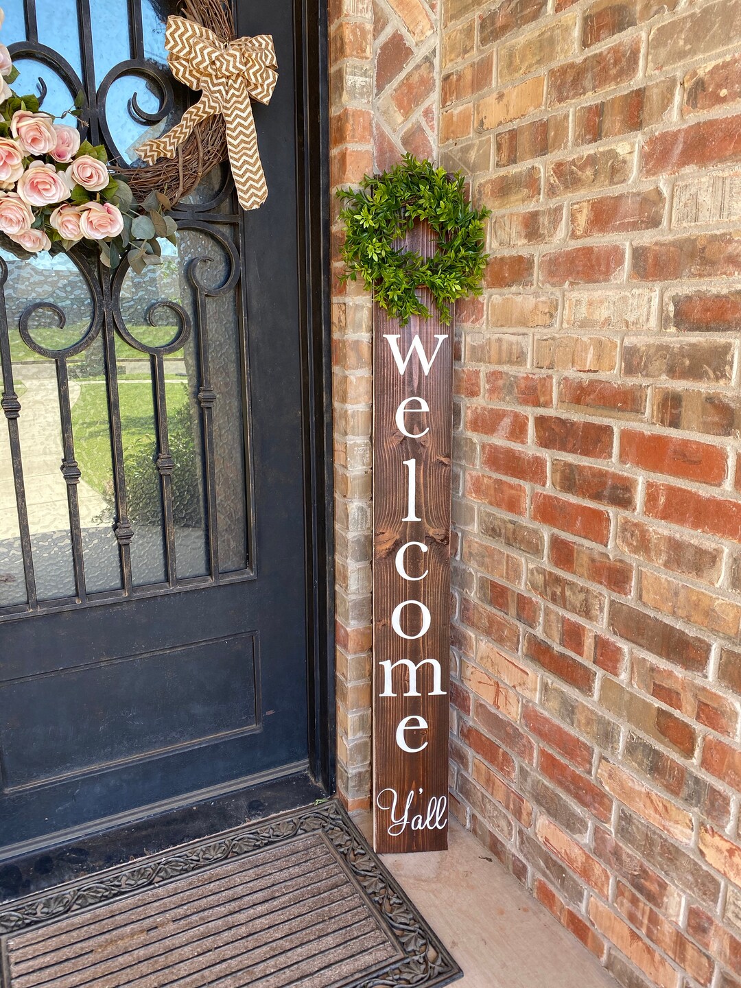 Welcome Y'all Sign Southern Decor Southern Sayings Sign Southern Sign ...