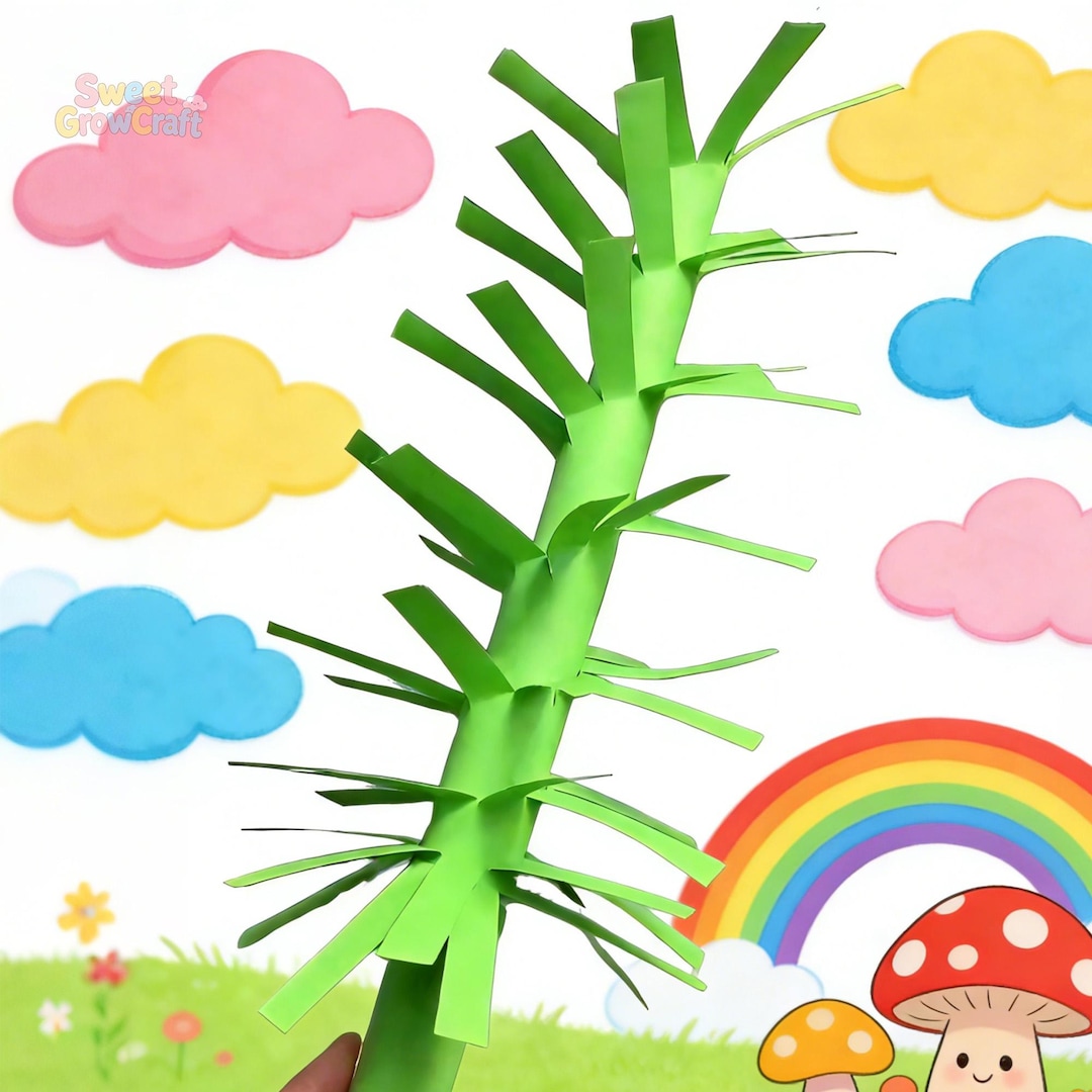 Easy Growing Paper Tree Craft for Kids | Toddler & Preschool Tutorial ...