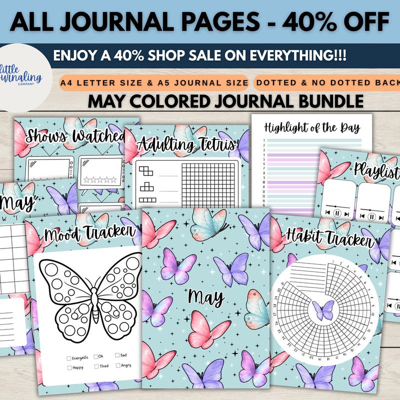 May Tracker - Etsy