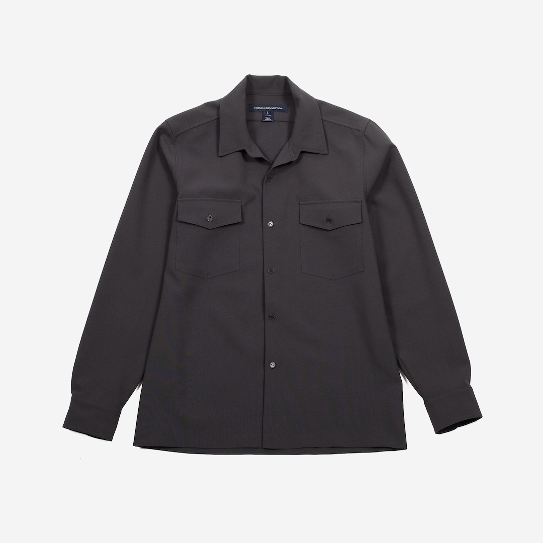 Vtg Large 90s French Connection USA Made CPO Shirt Double Pocket ...