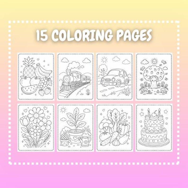 Kids Activity Bundle, Coloring Pages, Puzzles, Games (digital Download ...