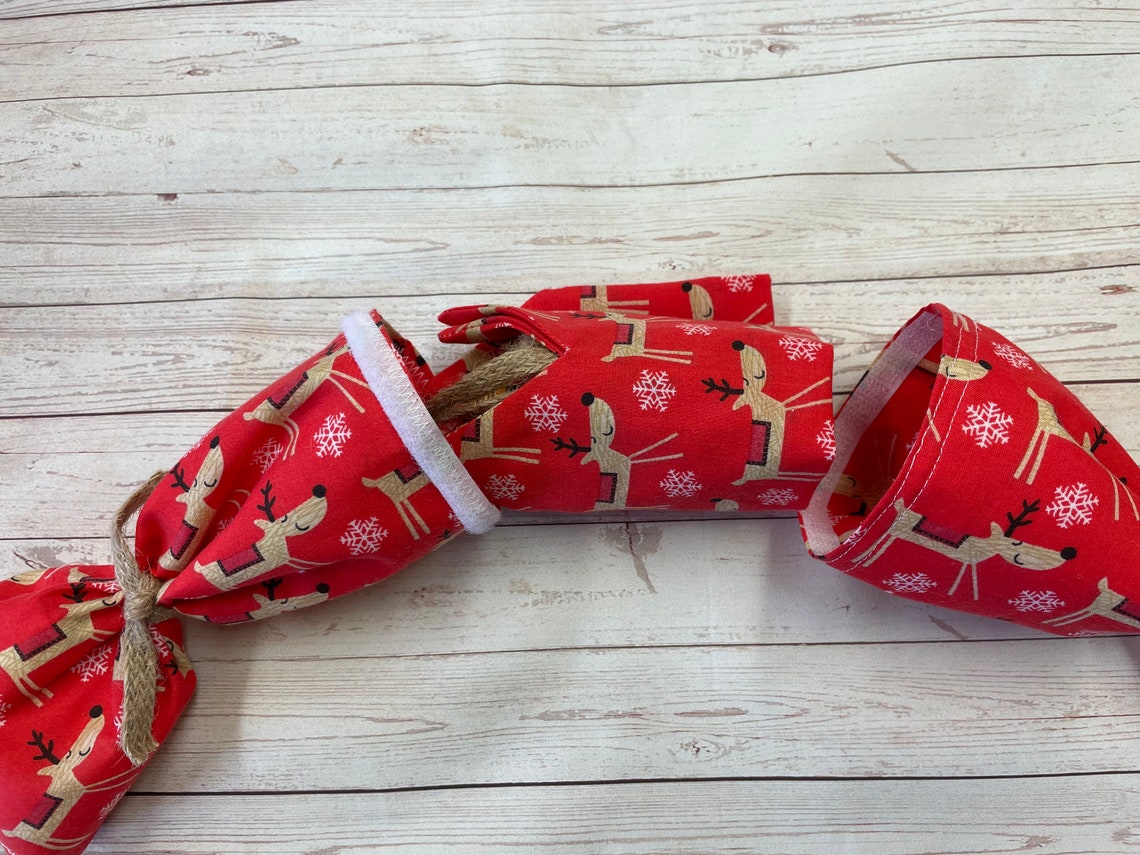 Reusable Fabric Christmas Crackers Pdf Tutorial - Etsy UK
