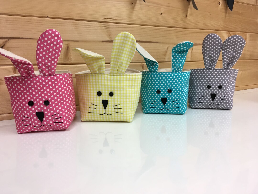 Easter Bunny Basket Tutorial Pdf Make Your Own - Etsy UK