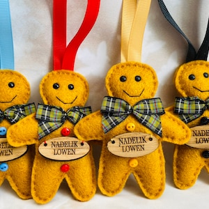 Cornish Gingerbread Man Nadelik Lowen Decoration Nadelik - Etsy