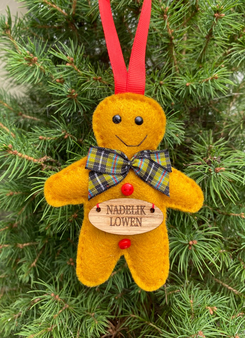 Cornish Gingerbread Man Nadelik Lowen Decoration Nadelik - Etsy