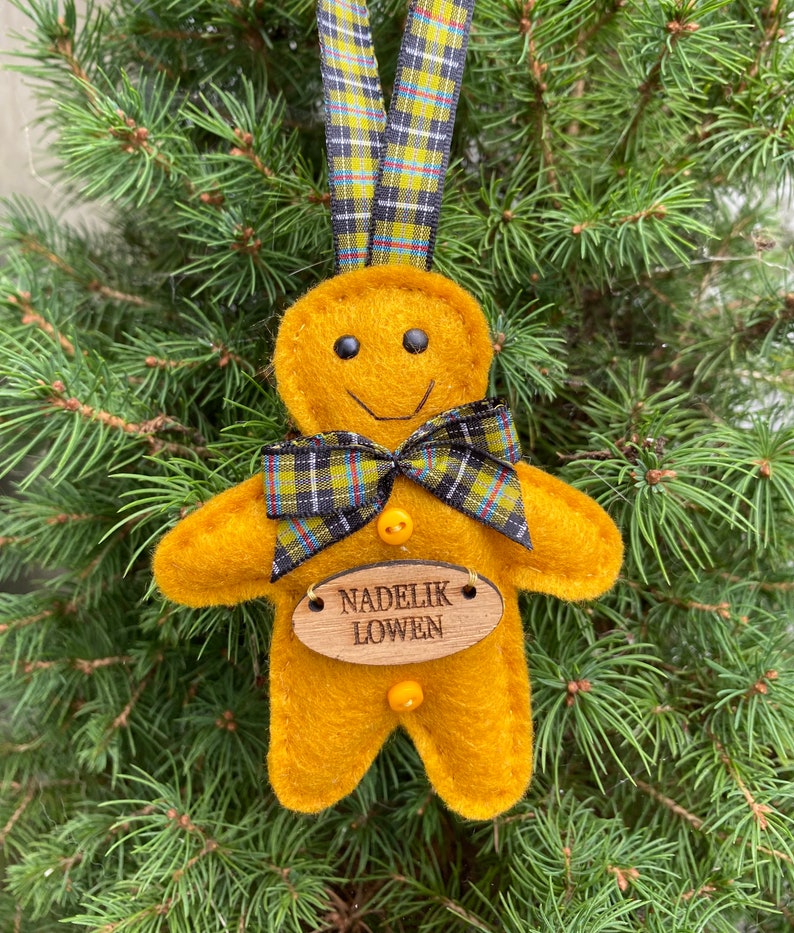 Cornish Gingerbread Man Nadelik Lowen Decoration Nadelik - Etsy