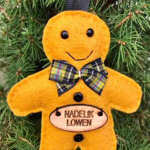 Cornish Gingerbread Man Nadelik Lowen Decoration Nadelik - Etsy