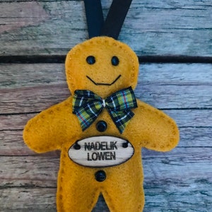 Cornish Gingerbread Man Nadelik Lowen Decoration Nadelik - Etsy