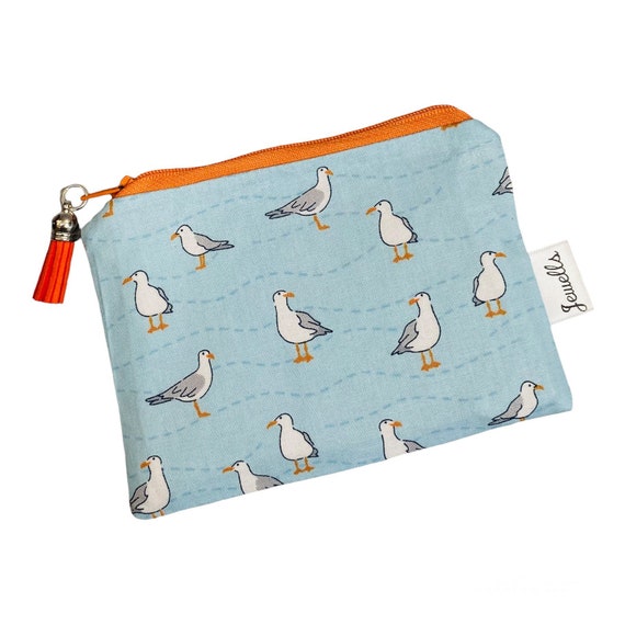 Seagull Purse Fabric Coin Purse 2 Sizes - Etsy