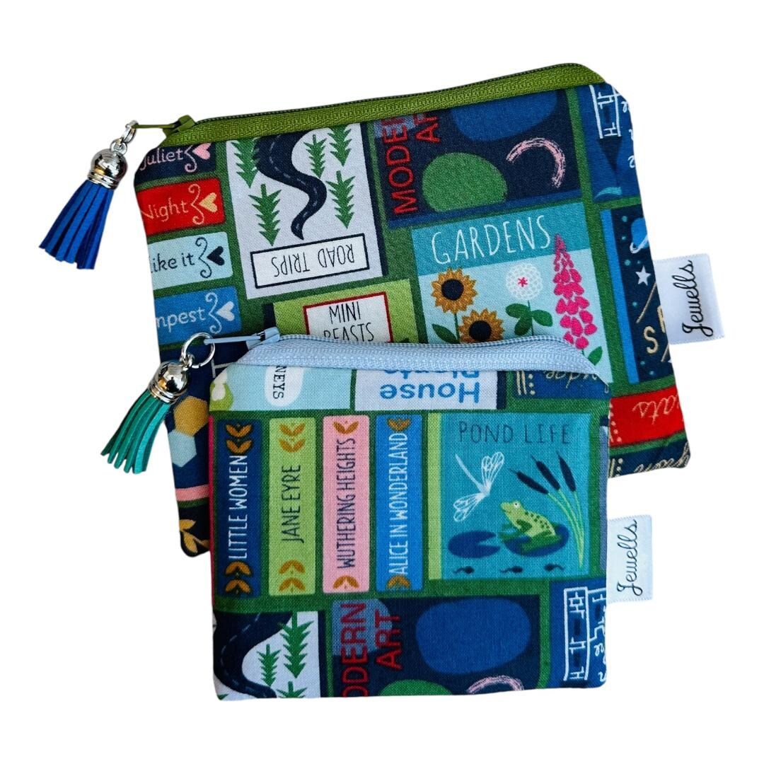 Book Books Purse Bookshelf Coin Purse Pouch 2 Sizes - Etsy