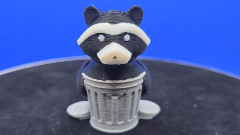 Trash Panda Duck | 3D Printed Collectible | Cruise Duck Hunt Toy - Etsy