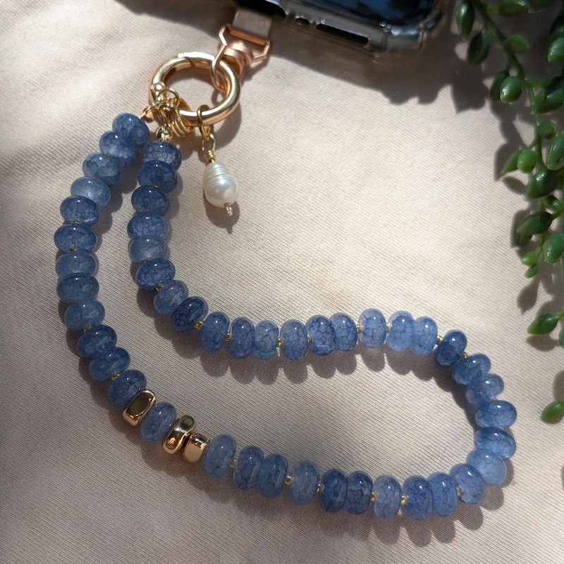 Phone Strap Beaded Wristlet - Etsy