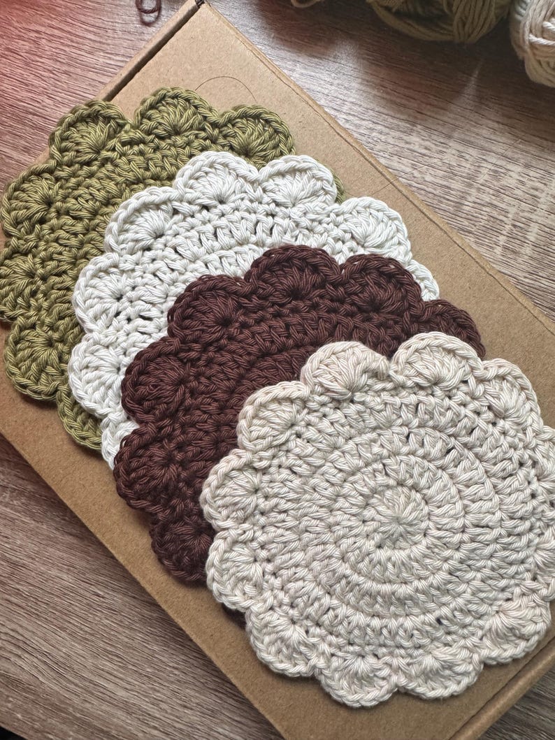 Beginner Crochet Coaster Kit: DIY - Etsy Australia