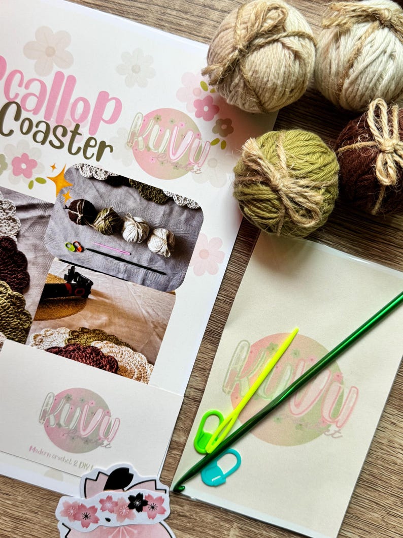 Beginner Crochet Coaster Kit: DIY - Etsy Australia