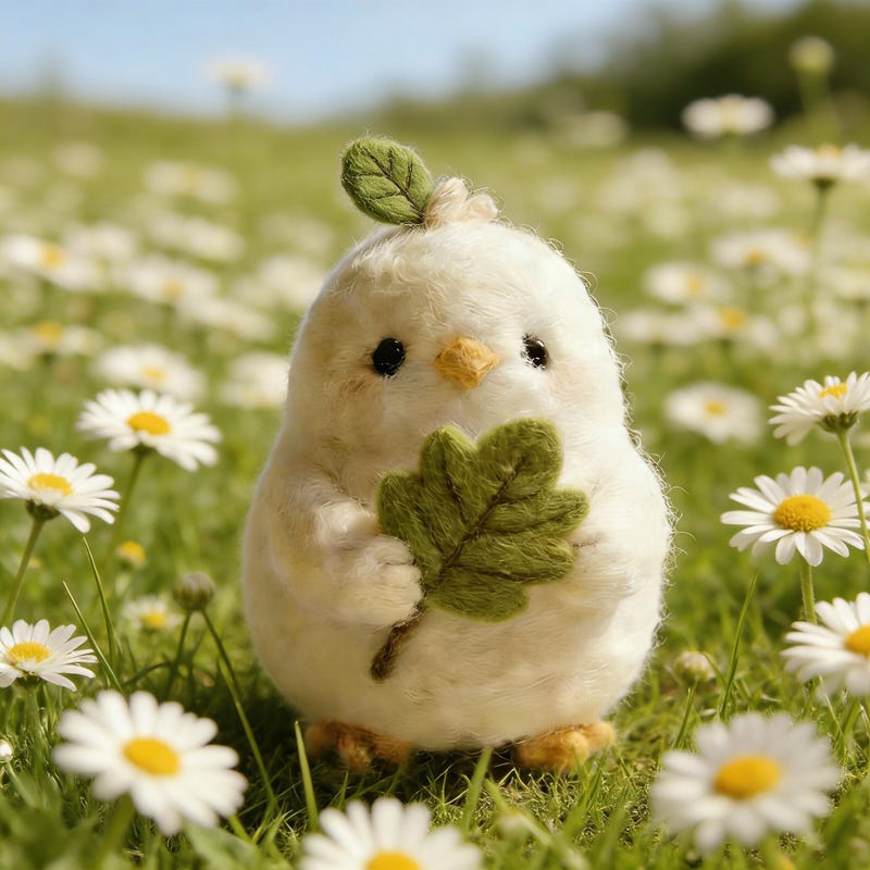 Tiny Felt Chicks - Etsy