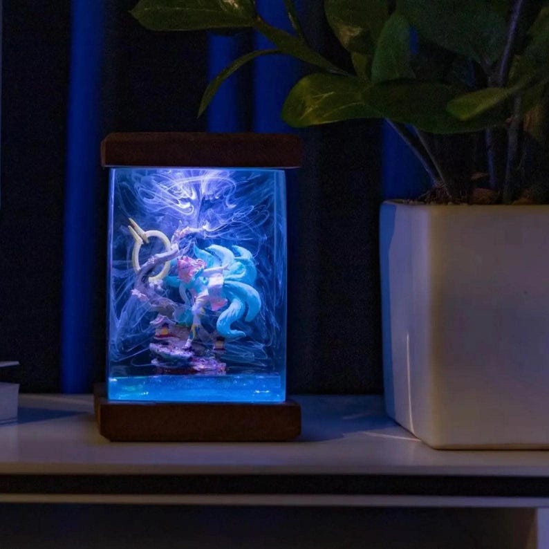 Sonic the Hedgehog Lamp – Anime Resin Night Light – Gift for Hedgehog ...