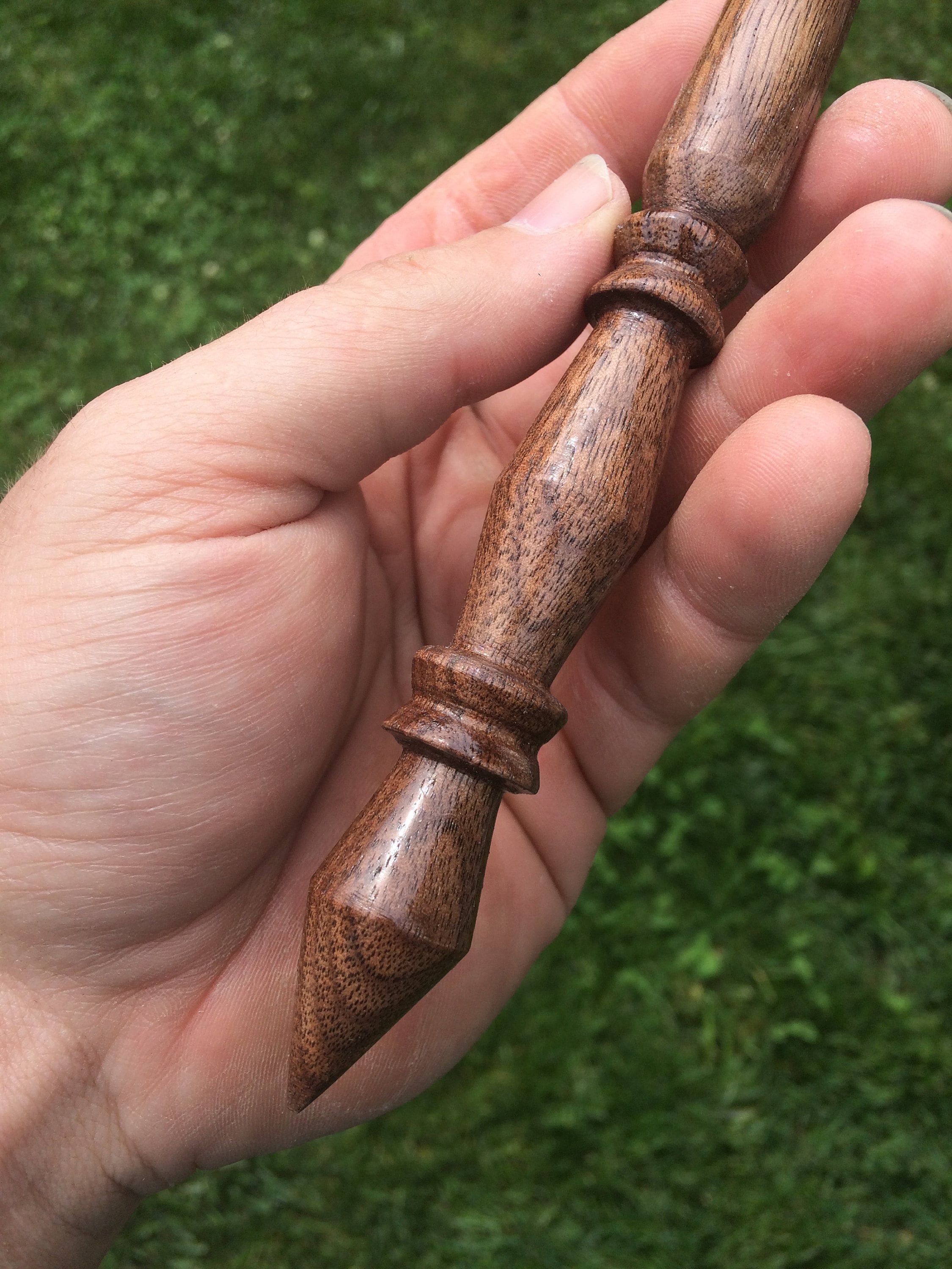 Walnut Wand - Spike Style - - Etsy