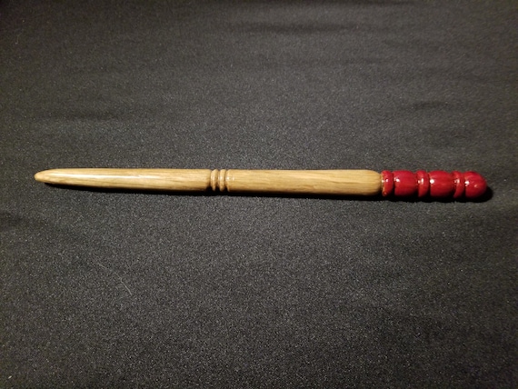 Oak Wand in Red | Etsy