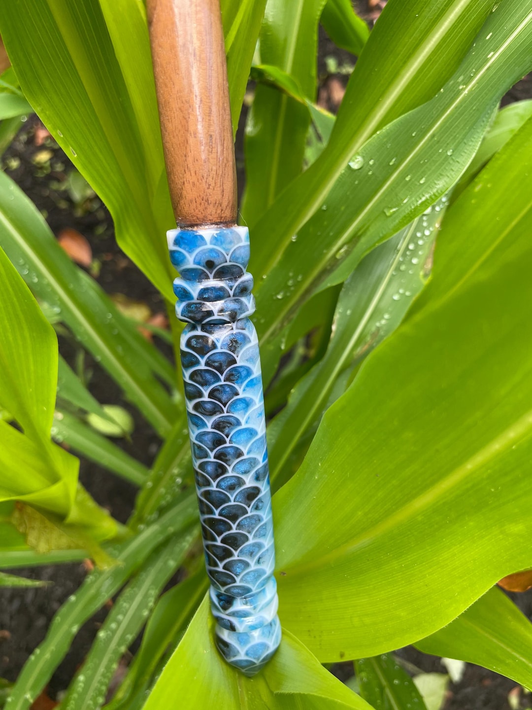 Mermaid Acrylic Wand - Ancient Seas Wand - One of a Kind - Garden ...