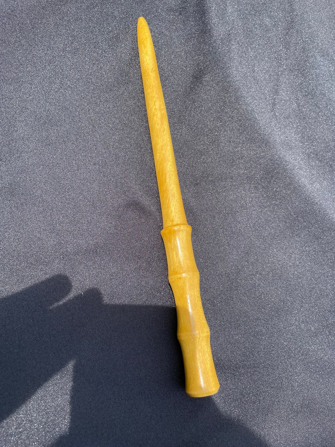 Yellowheart Wand - Bamboo Style - Wands of Summer 2022 - One of a Kind ...