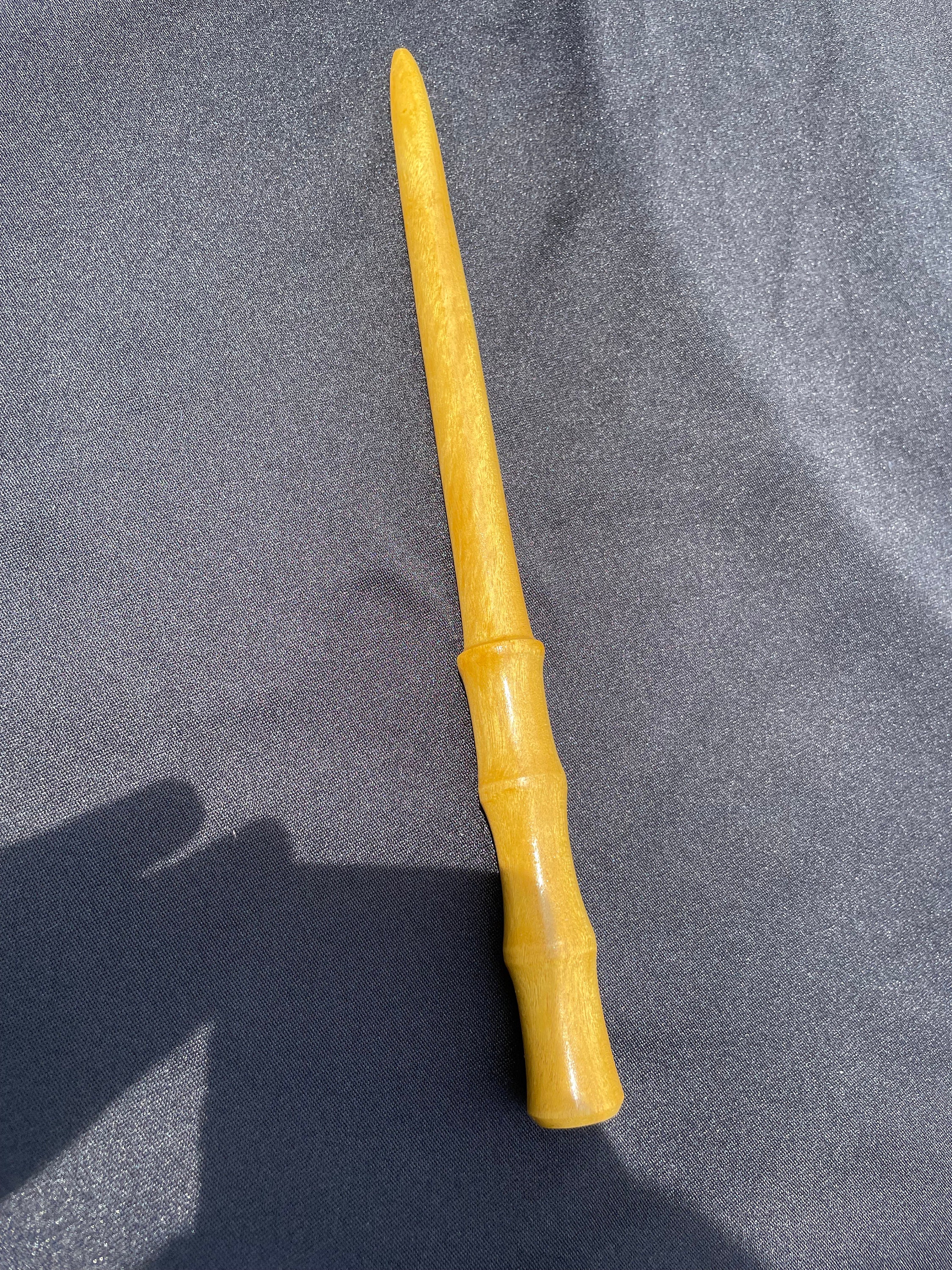 Yellowheart Wand - Bamboo Style - Wands of Summer 2022 - One of a Kind ...