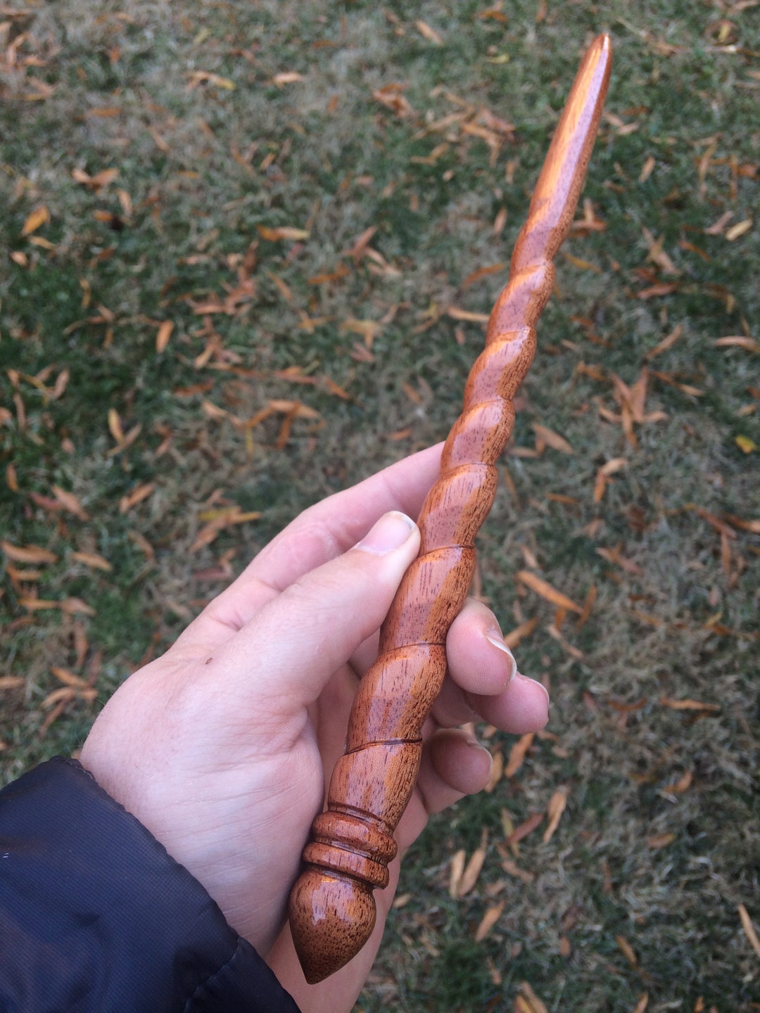 Mahogany Unicorn Wand - Etsy