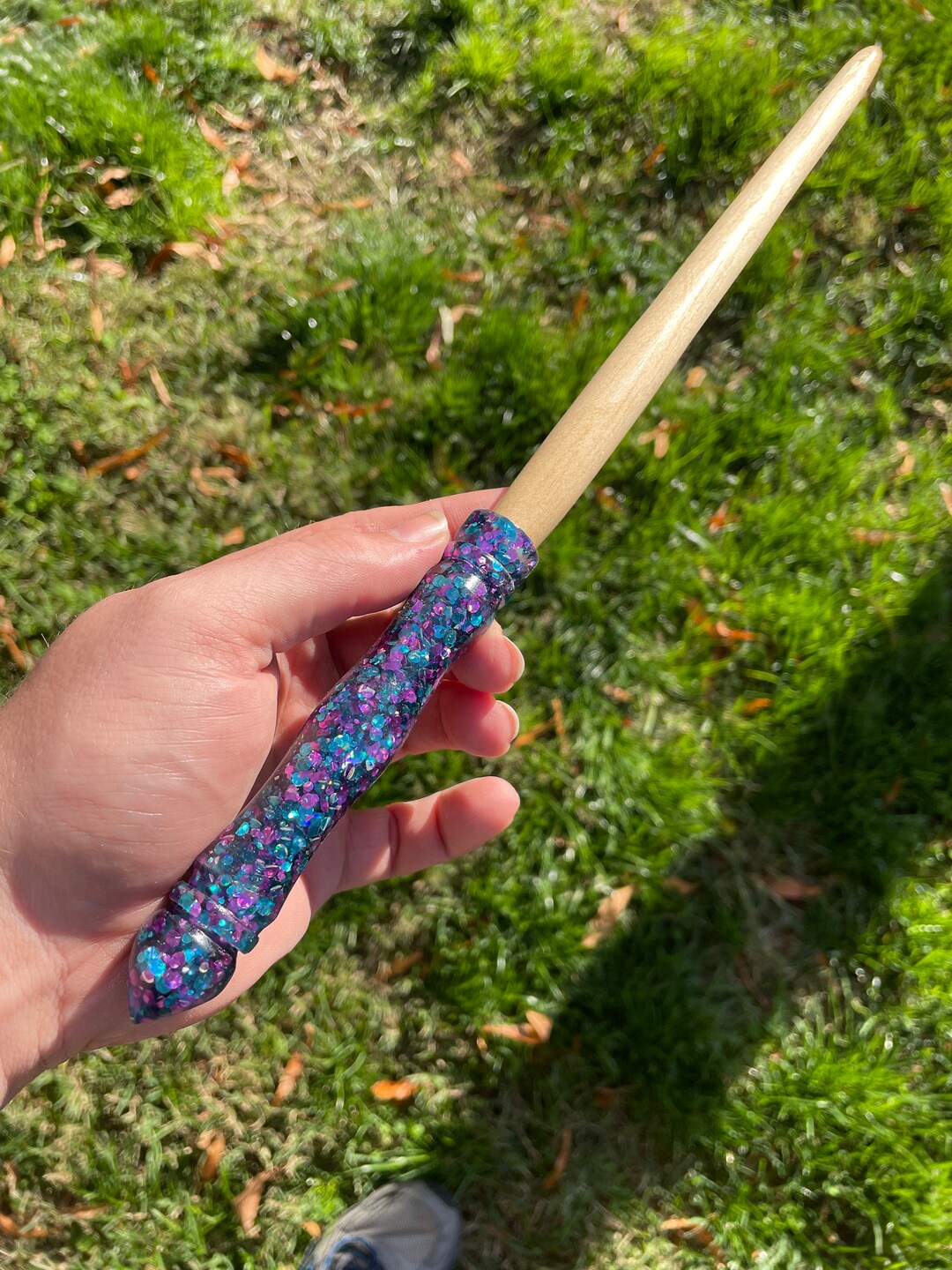 Deep Blue Sparkle Wand - Wands of Autumn 2023 - One of a Kind - Etsy