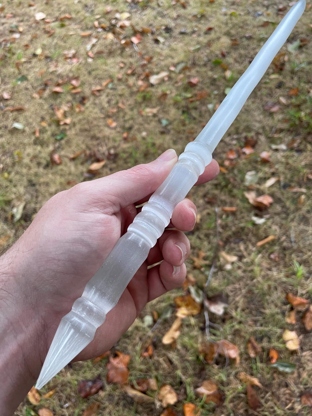 Selenite Crystal Wand Fall 2024 one of a Kind - Etsy